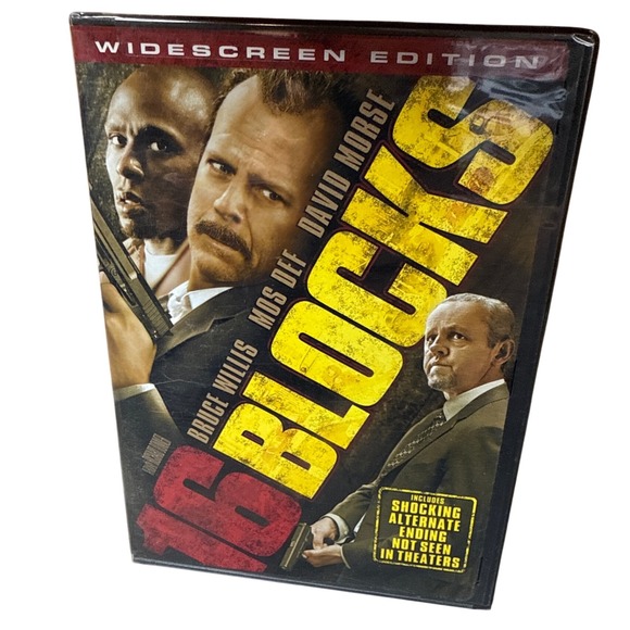 Media | 16 Blocks Widescreen Edition Dvd Bruce Willis Mos Def David ...